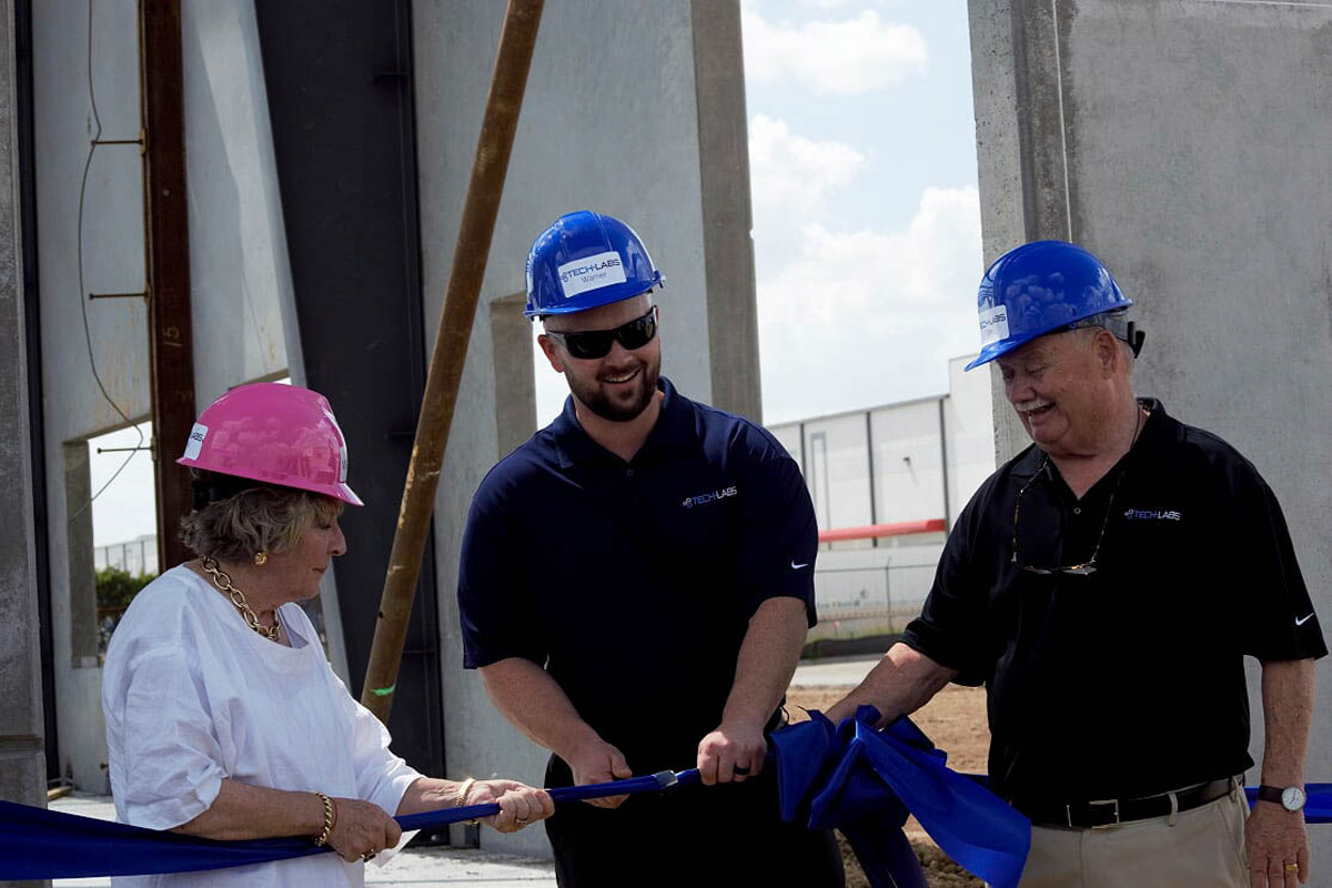 Ground Breaking for the New Building | Tech-Labs